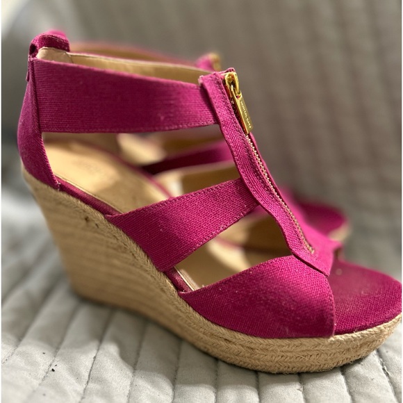Michael Kors | Shoes | Michael Kors Platform Wedge Sandals | Poshmark